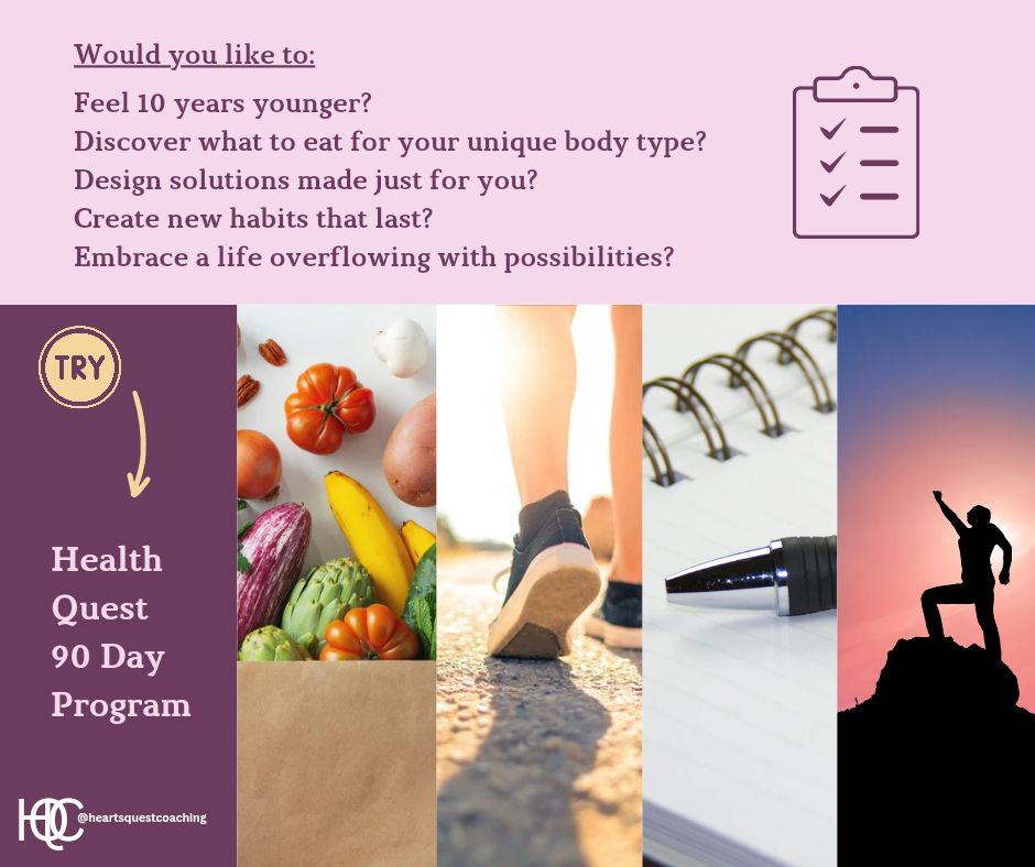 Health Quest 90 Day Program – Life & Health Coaching
